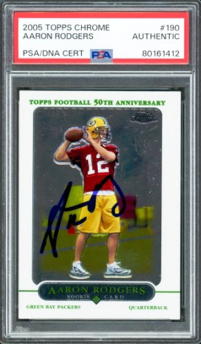 Aaron Rodgers | Autographed Football Memorabilia & NFL Merchandise