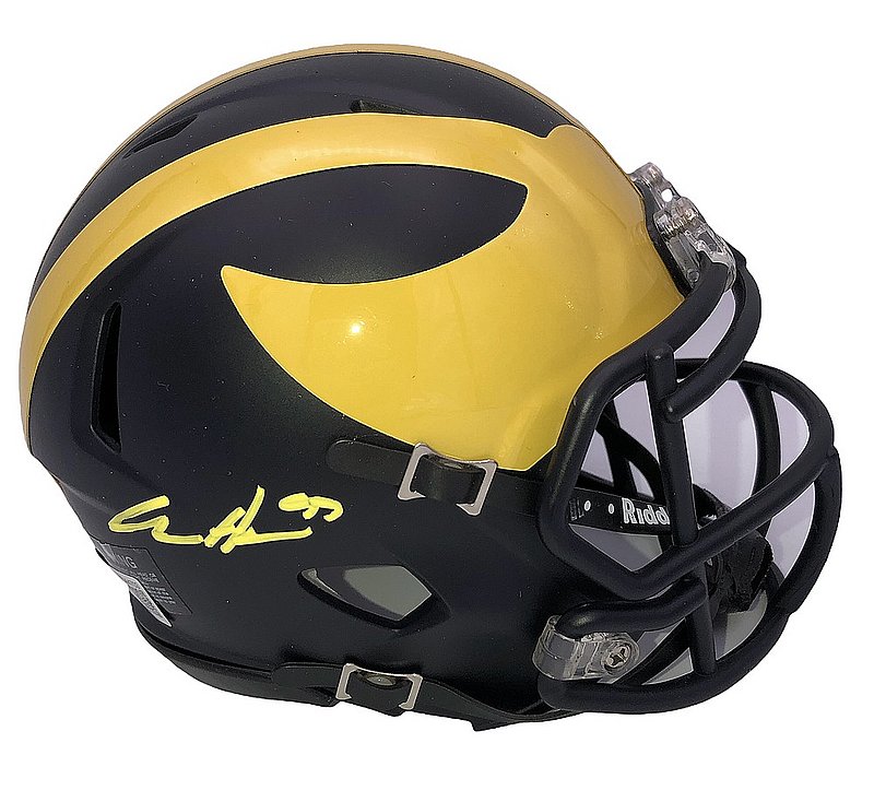 Autographed Michigan Wolverines Mini Helmets | Signed Mini Helmets
