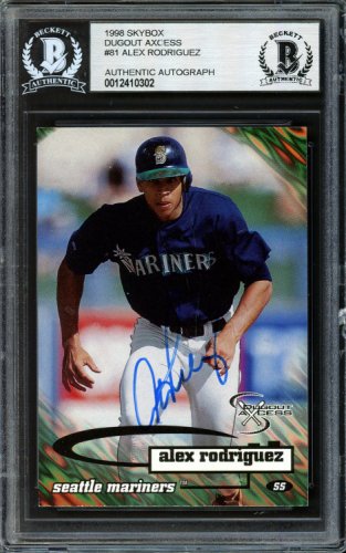 Alex Rodriguez Autographed Memorabilia | Signed Photo, Jersey ...