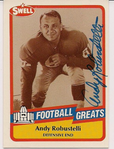 Andy Robustelli Autographed Memorabilia | Signed Photo, Jersey ...