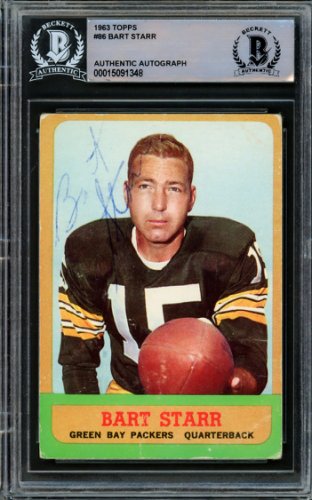 Bart Starr | Autographed Football Memorabilia & NFL Merchandise