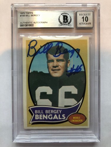 Bill Bergey Autographed Memorabilia | Signed Photo, Jersey ...