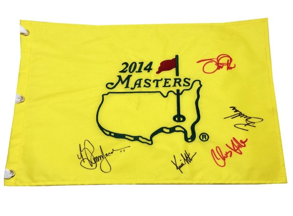 Golf Memorabilia | Autographed Pin Flags