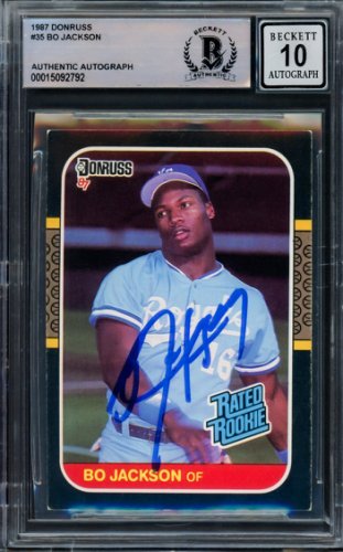 Bo Jackson Autographed Memorabilia | Signed Photo, Jersey, Collectibles ...