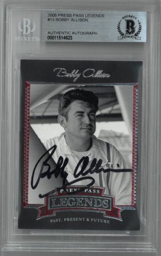 Bobby Allison Autographed Signed NASCAR 2005 Press Pass Legends Card ...