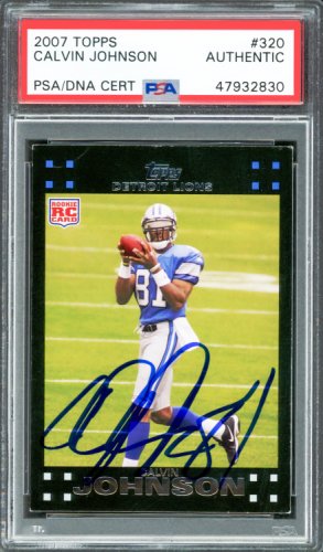 Calvin Johnson Autographed Memorabilia | Signed Photo, Jersey ...