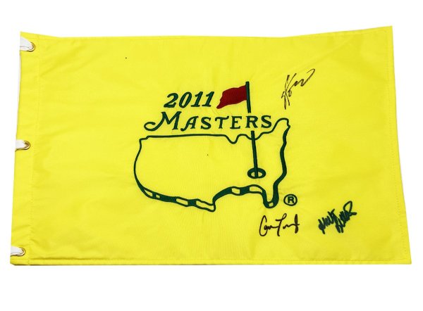 Golf Memorabilia | Autographed Pin Flags