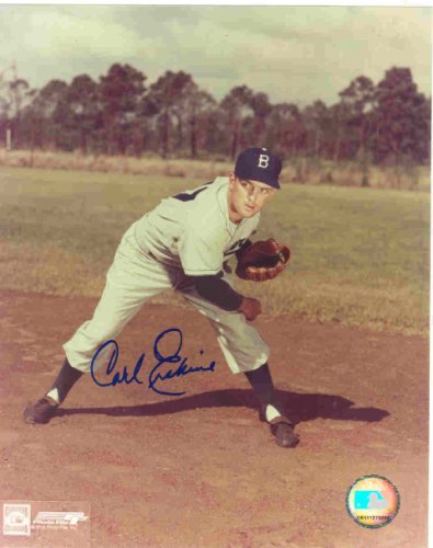 Carl Erskine Autographed Memorabilia | Signed Photo, Jersey ...