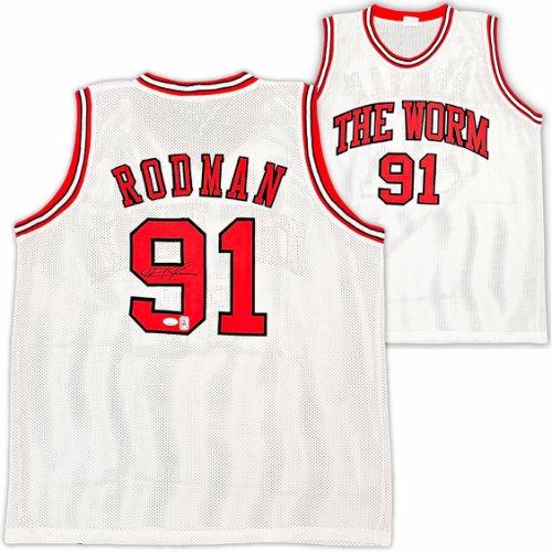 Dennis Rodman Autographed Memorabilia | Signed Photo, Jersey ...