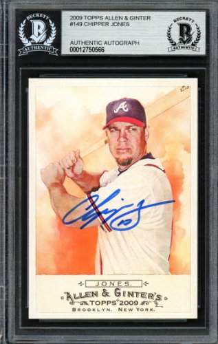 Chipper Jones | Autographed Baseball Memorabilia & MLB Merchandise