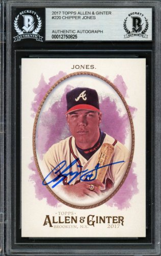 Chipper Jones | Autographed Baseball Memorabilia & MLB Merchandise