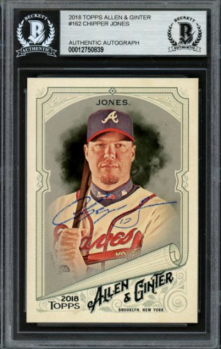 Chipper Jones | Autographed Baseball Memorabilia & MLB Merchandise