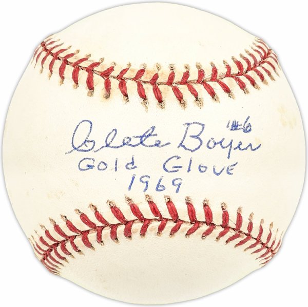 Clete Boyer Autographed Memorabilia | Signed Photo, Jersey ...