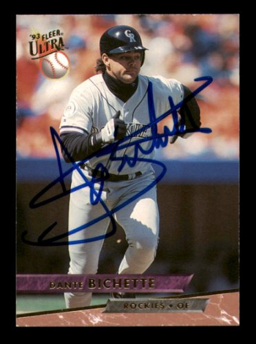 Dante Bichette Autographed Memorabilia | Signed Photo, Jersey ...