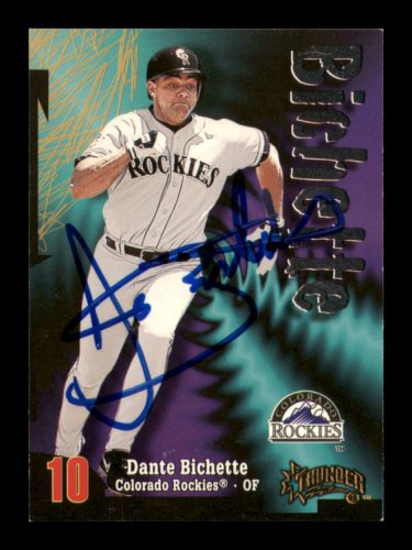 Dante Bichette Autographed Memorabilia | Signed Photo, Jersey ...