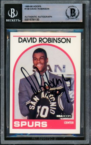 David Robinson Autographed Memorabilia | Signed Photo, Jersey ...