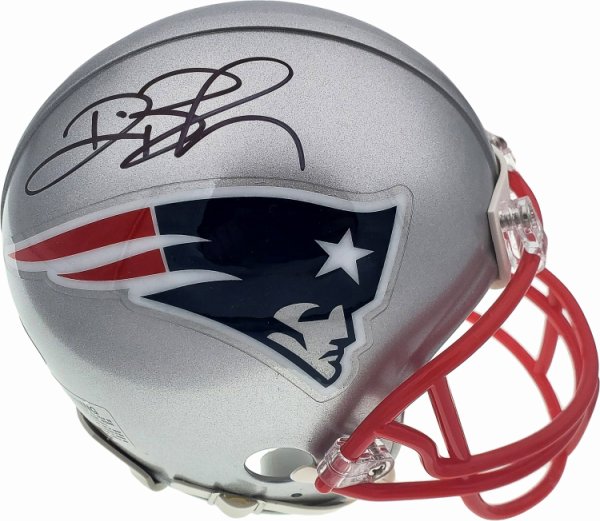 Autographed New England Patriots Mini Helmets | Signed Mini Helmets