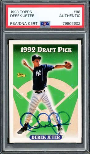 Derek Jeter | Autographed Baseball Memorabilia & MLB Merchandise