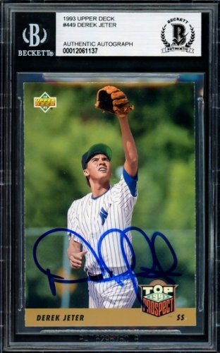 Derek Jeter | Autographed Baseball Memorabilia & MLB Merchandise