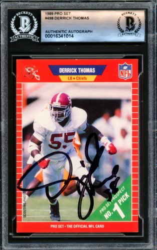 Derrick Thomas Autographed Memorabilia | Signed Photo, Jersey ...