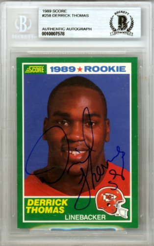 Derrick Thomas Autographed Memorabilia | Signed Photo, Jersey ...