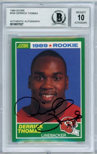 Derrick Thomas Autographed Memorabilia | Signed Photo, Jersey ...