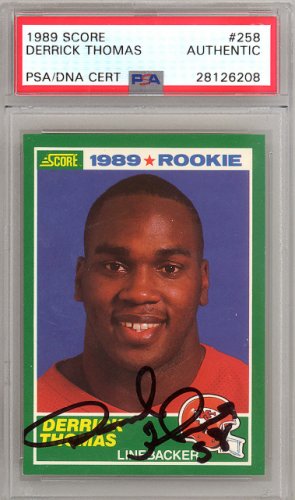 Derrick Thomas Autographed Memorabilia | Signed Photo, Jersey ...