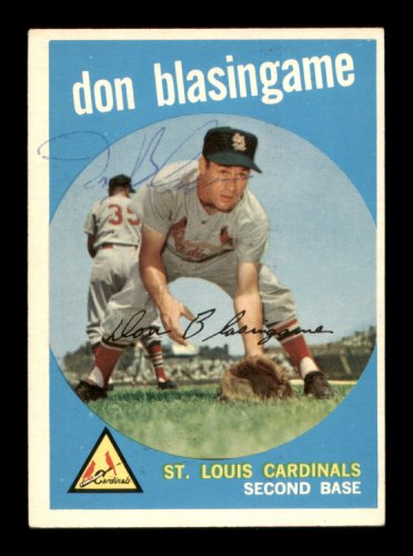 Don Blasingame Autographed Memorabilia | Signed Photo, Jersey ...