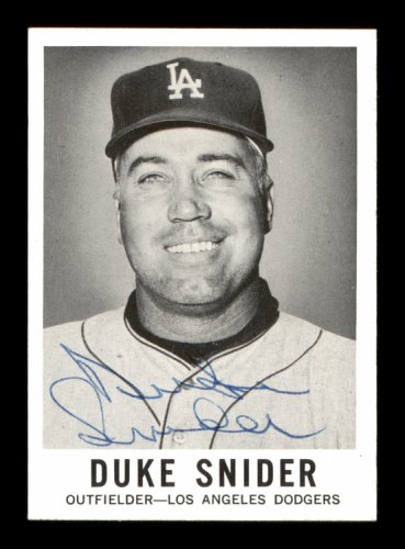 Duke Snider Autographed Memorabilia | Signed Photo, Jersey ...