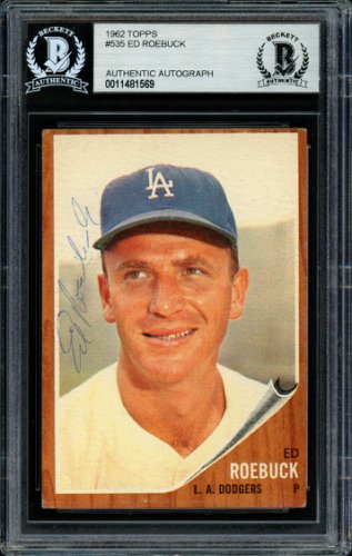 Ed Roebuck Autographed Memorabilia | Signed Photo, Jersey, Collectibles ...