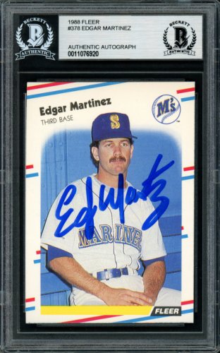 Edgar Martinez Autographed Memorabilia | Signed Photo, Jersey ...