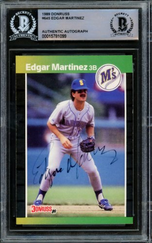 Edgar Martinez Autographed Memorabilia | Signed Photo, Jersey ...