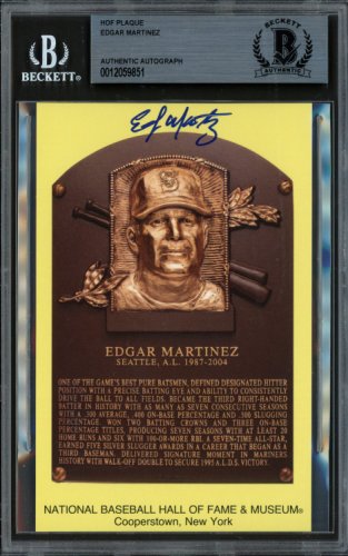 Edgar Martinez Autographed Memorabilia | Signed Photo, Jersey ...