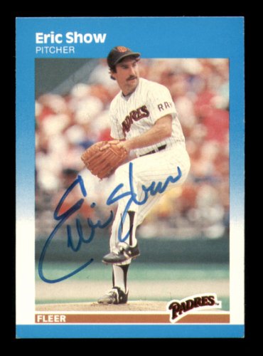 Eric Show Autographed Memorabilia | Signed Photo, Jersey, Collectibles ...