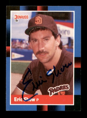 Eric Show Autographed Memorabilia | Signed Photo, Jersey, Collectibles ...