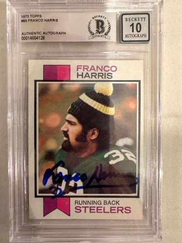 Franco Harris Autographed Memorabilia | Signed Photo, Jersey ...