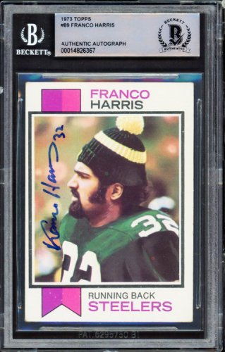 Franco Harris Autographed Memorabilia | Signed Photo, Jersey ...