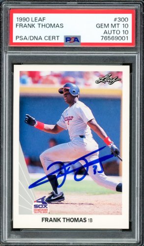 Frank Thomas Autographed Memorabilia | Signed Photo, Jersey ...