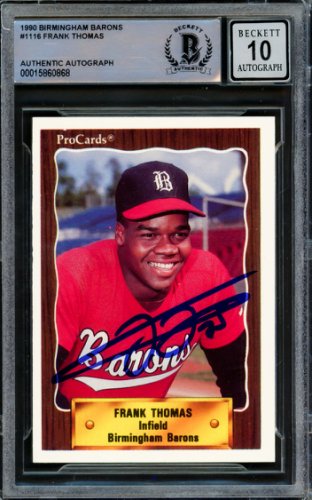Frank Thomas Autographed Memorabilia | Signed Photo, Jersey ...