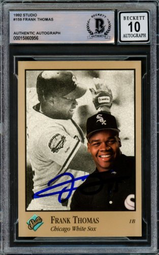 Frank Thomas Autographed Memorabilia | Signed Photo, Jersey ...