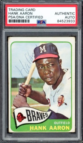Hank Aaron | Autographed Baseball Memorabilia & MLB Merchandise