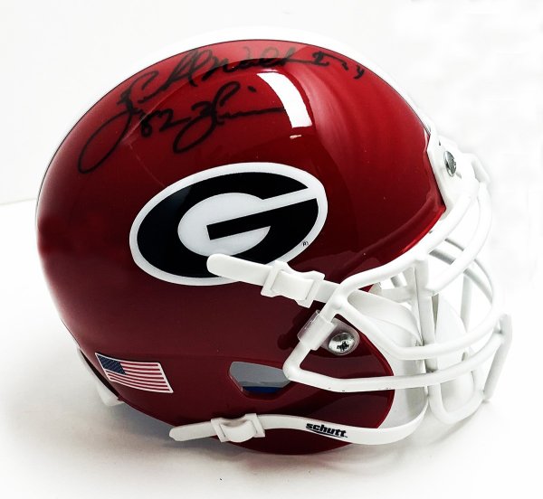 Autographed Georgia Bulldogs Mini Helmets | Signed Mini Helmets