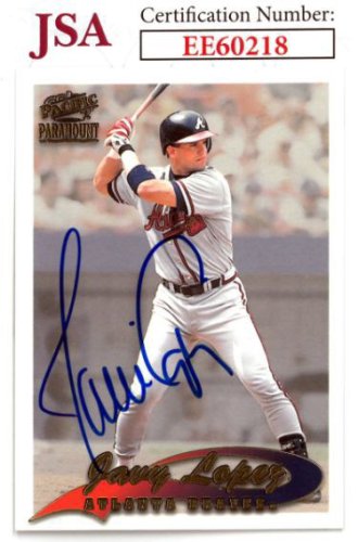 Javy Lopez Autographed Memorabilia | Signed Photo, Jersey, Collectibles ...