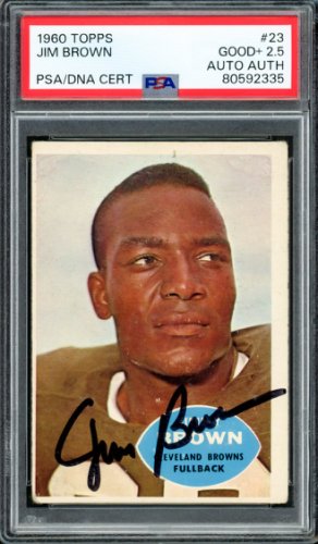 Jim Brown Autographed Memorabilia | Signed Photo, Jersey, Collectibles ...