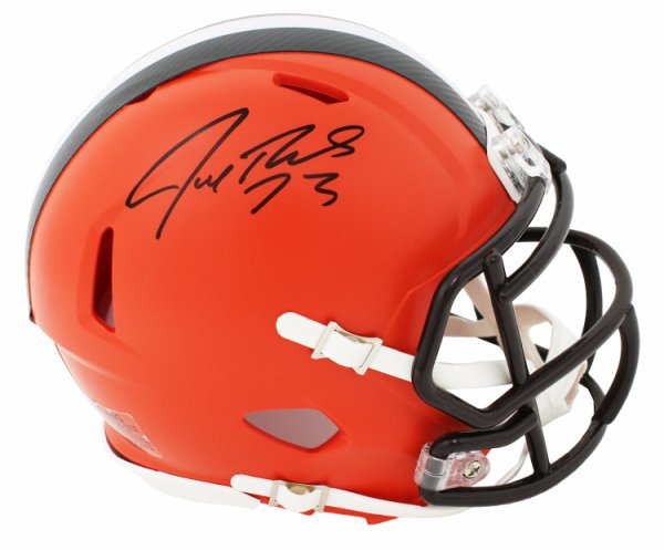 Autographed Cleveland Browns Mini Helmets | Signed Mini Helmets