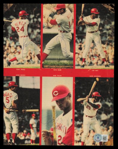 Johnny Bench, Pete Rose, Tony Perez, Lee May, Bobby Tolan & Alex ...