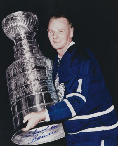 Johnny Bower Autographed Memorabilia | Signed Photo, Jersey ...