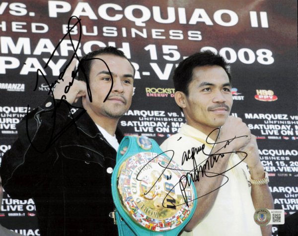 Juan Manuel Marquez Autographed Memorabilia | Signed Photo, Jersey ...