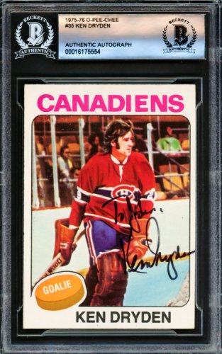 Ken Dryden Autographed Memorabilia | Signed Photo, Jersey, Collectibles ...