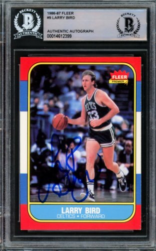 Larry Bird | Autographed Baketball Memorabilia & NBA Merchandise
